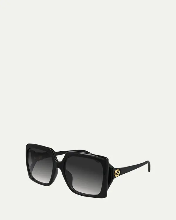 Gucci Oversized Square Sunglasses - Black