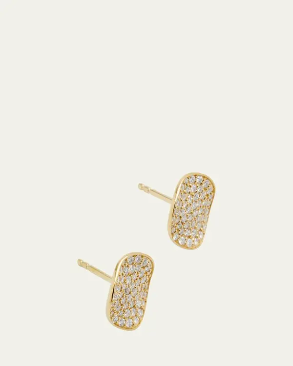 Ippolita Small Flower Stud Earrings In 18k With Diamonds