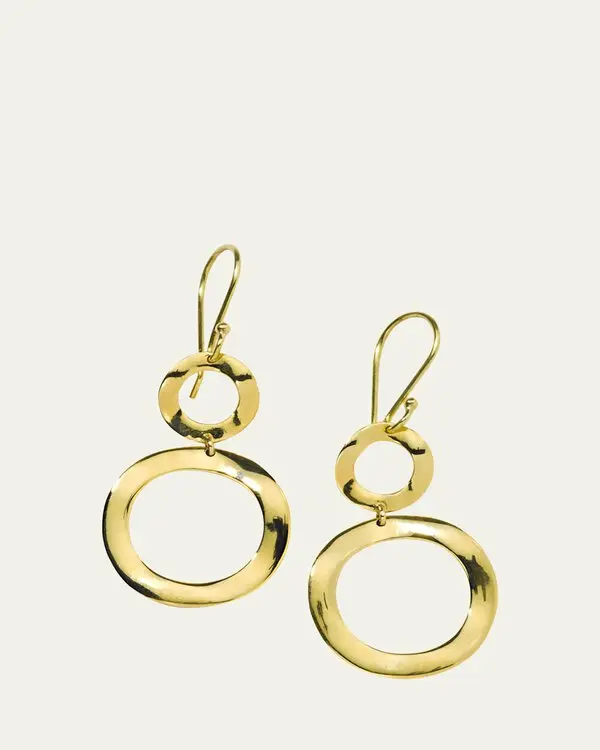 Ippolita Mini Snowman 18k Drop Earrings