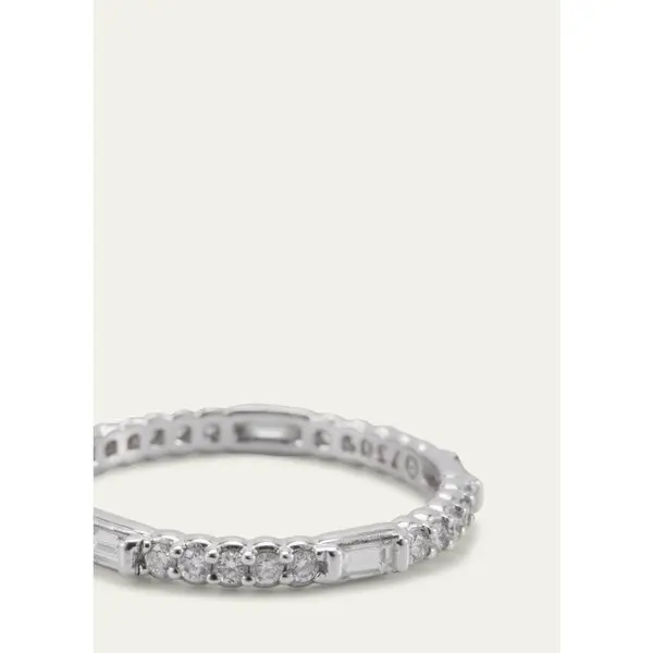 Paul Morelli Pinpoint 18k Gold Baguette Diamond Ring