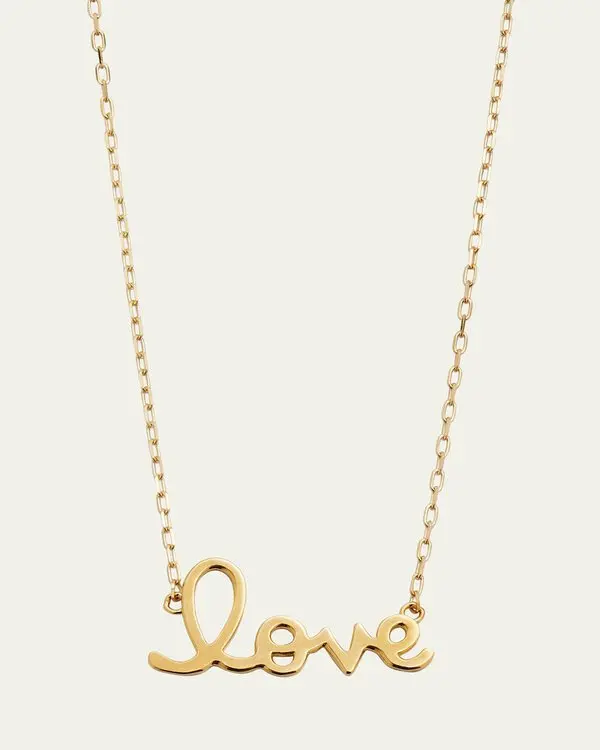 SYDNEY EVAN 14k Yellow Love Necklace - Gold