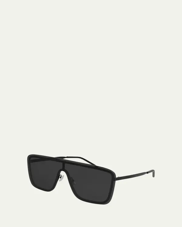 Saint Laurent Mask Shield Sunglasses - Black