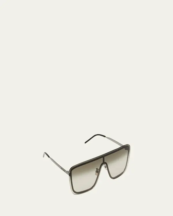 Saint Laurent Mask Shield Sunglasses - Black