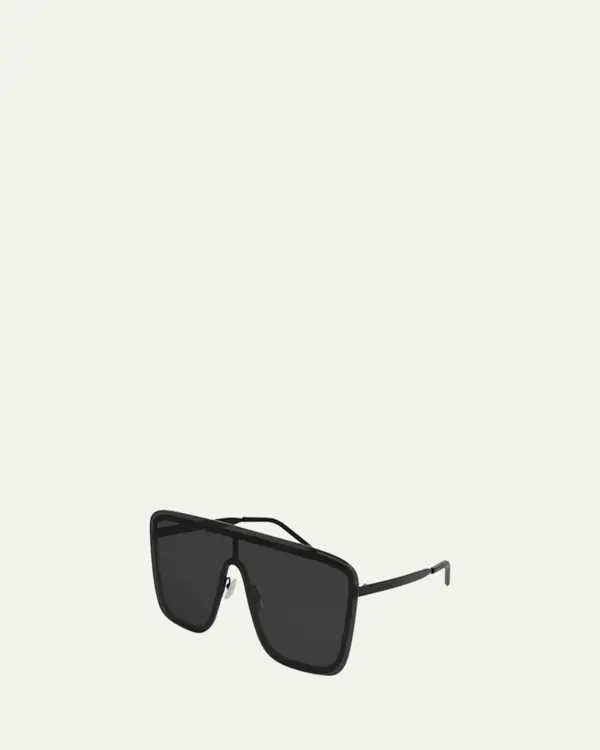 Saint Laurent Mask Shield Sunglasses - Black