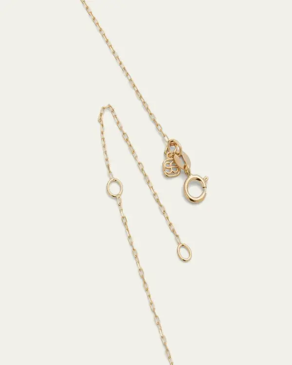 SYDNEY EVAN 14k Gold Mama Script Pendant Necklace