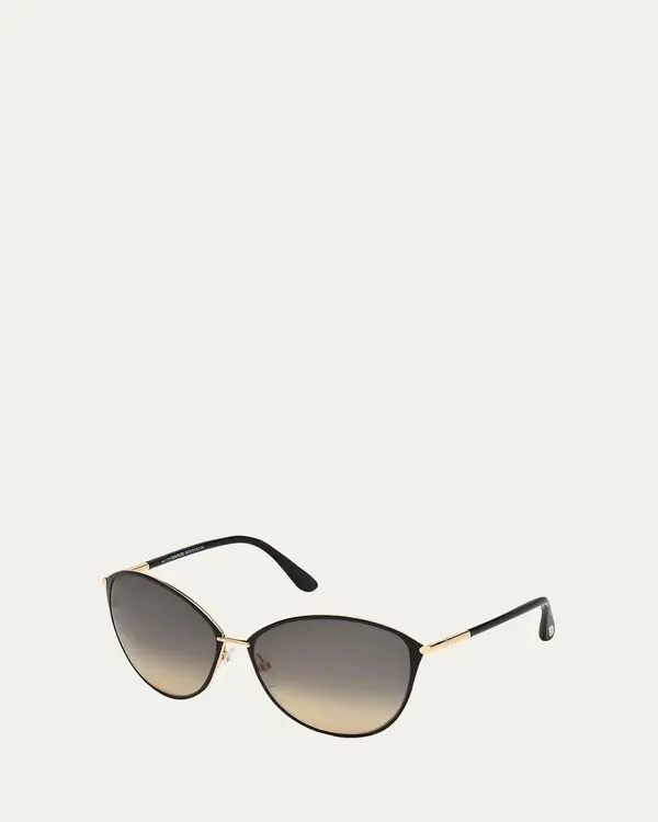 TOM FORD Penelope Butterfly Sunglasses - Black