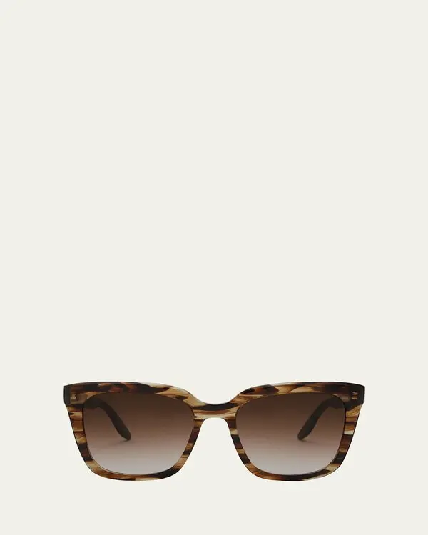 Barton Perreira Bolsha Rectangle Sunglasses - Brown