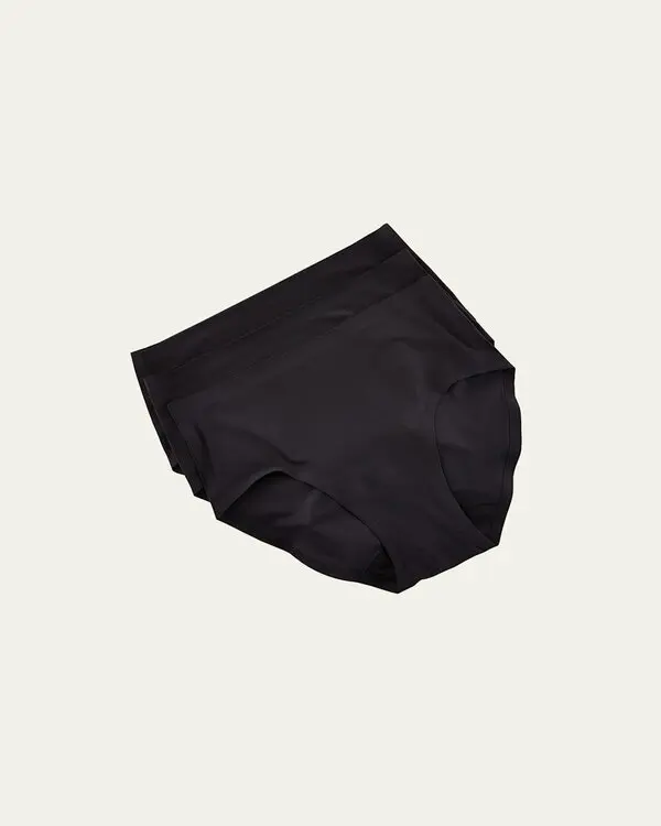 Chantelle Soft Stretch Hipster Briefs, Three-pack - Black