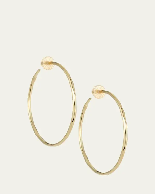 Ippolita 18k Large Squiggle Hoop Earrings