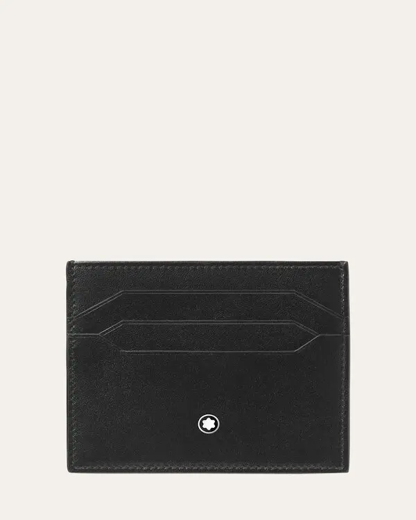 Montblanc Meisterstuck Leather Card Holder - Black