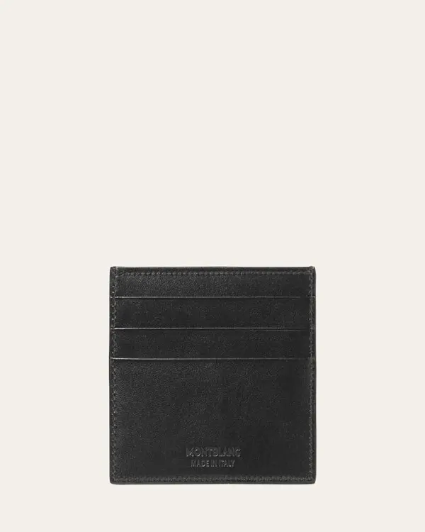 Montblanc Meisterstuck Leather Card Holder - Black