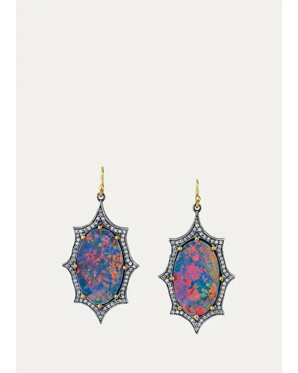 Arman Sarkisyan Australian Oval Earrings - Opal