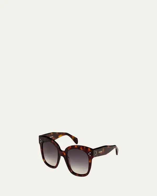 Celine Square Acetate Sunglasses - Brown Pattern