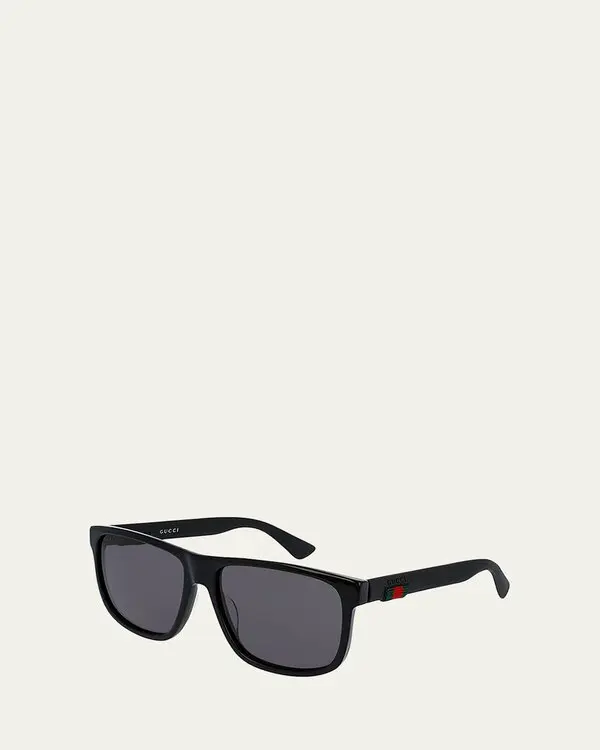 Gucci Square Frame Sunglasses - Black
