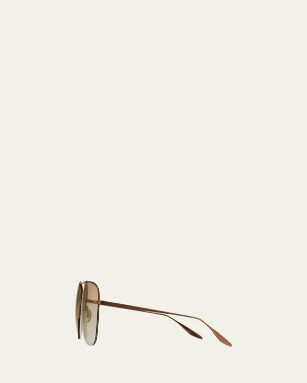 Barton Perreira Chevalier Aviator Sunglasses - Pink