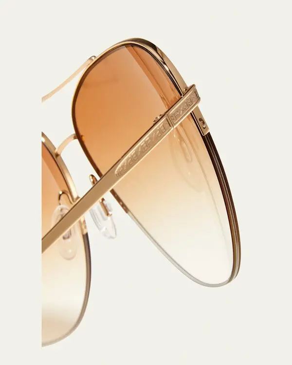 Barton Perreira Chevalier Aviator Sunglasses - Pink