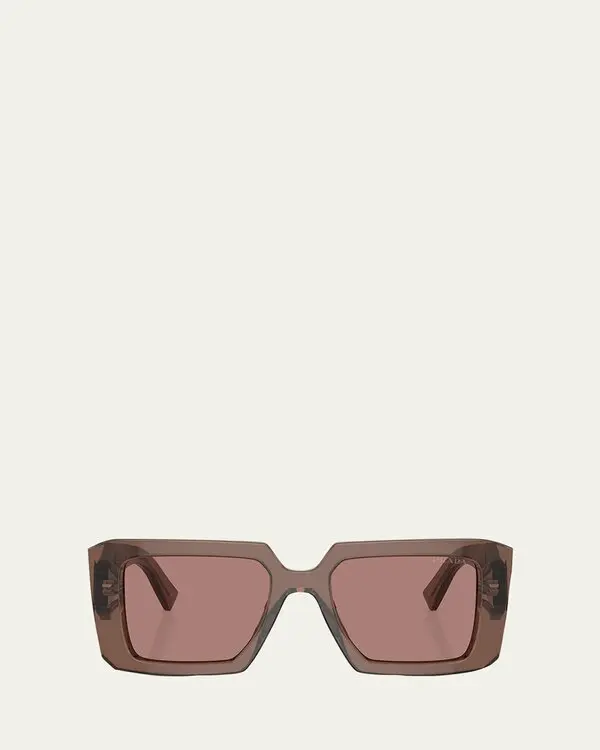 Prada Square Sunglasses - Lite Brown