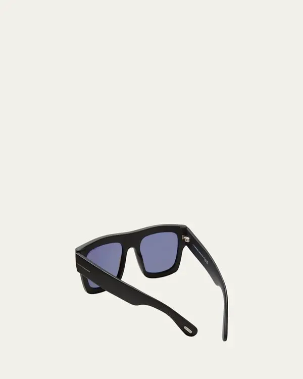 TOM FORD Fausto Square Sunglasses - Matte Black