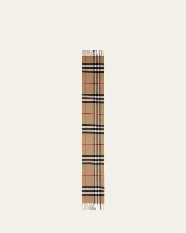 Burberry Giant Check Cashmere Scarf