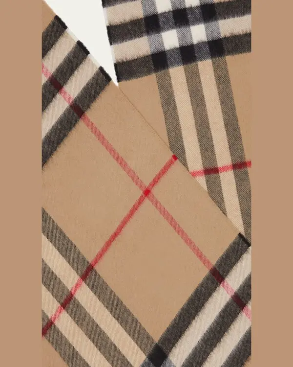 Burberry Giant Check Cashmere Scarf