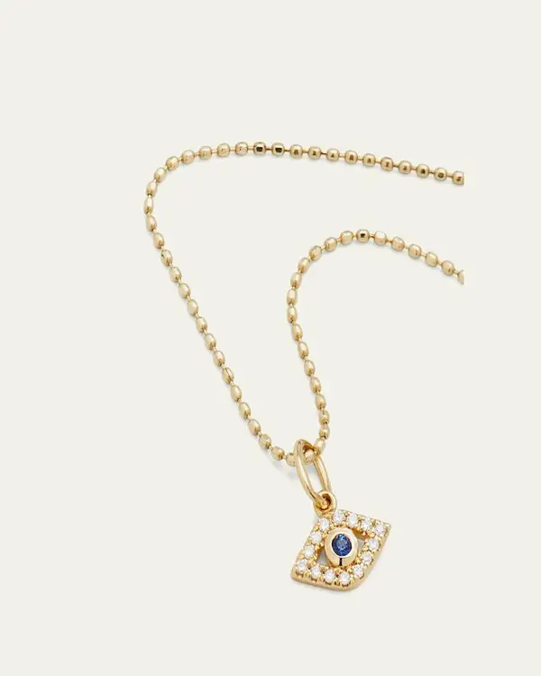 SYDNEY EVAN 14k Evil Eye Charm Necklace