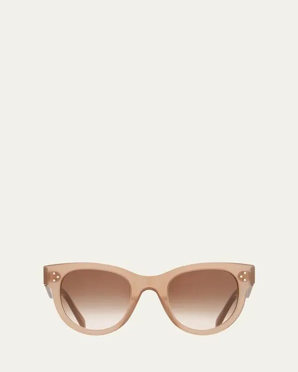 Celine Round Sunglasses - Translucent Brown | Editorialist display picture 1