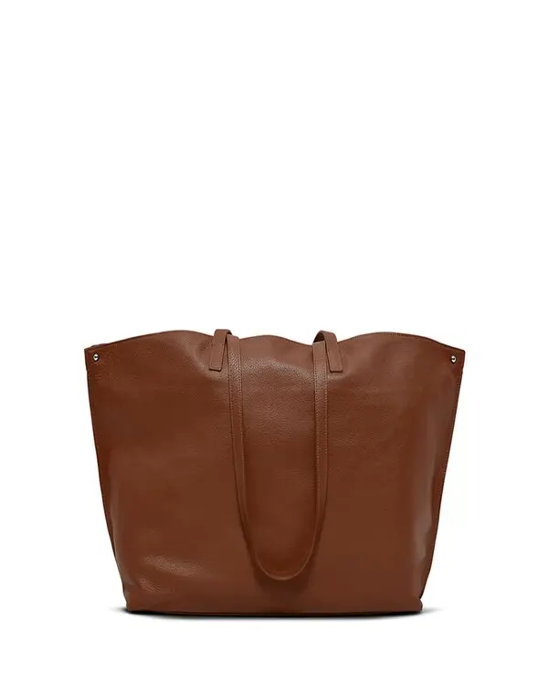 Akris Ai Cervo Medium Shoulder Tote Bag - Caramel