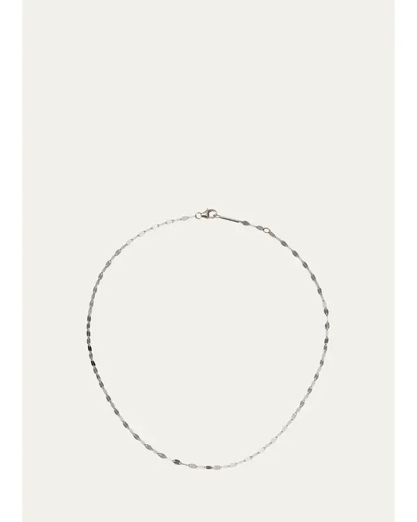 Lana Jewelry 14k Mega Gloss Blake Chain Choker - White Gold