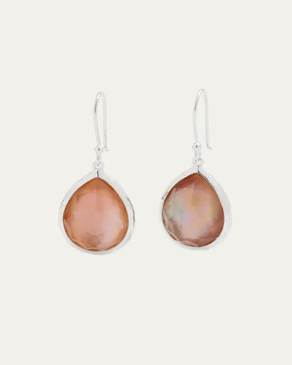 Ippolita Wonderland Teardrop Earrings - Brown Shell