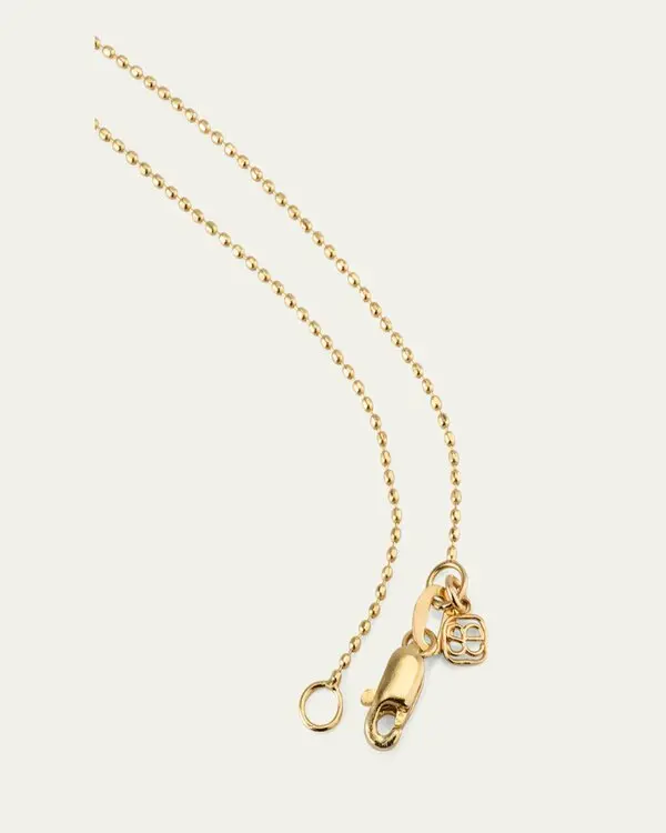 SYDNEY EVAN 14k Buddha Coin Pendant Diamond Necklace