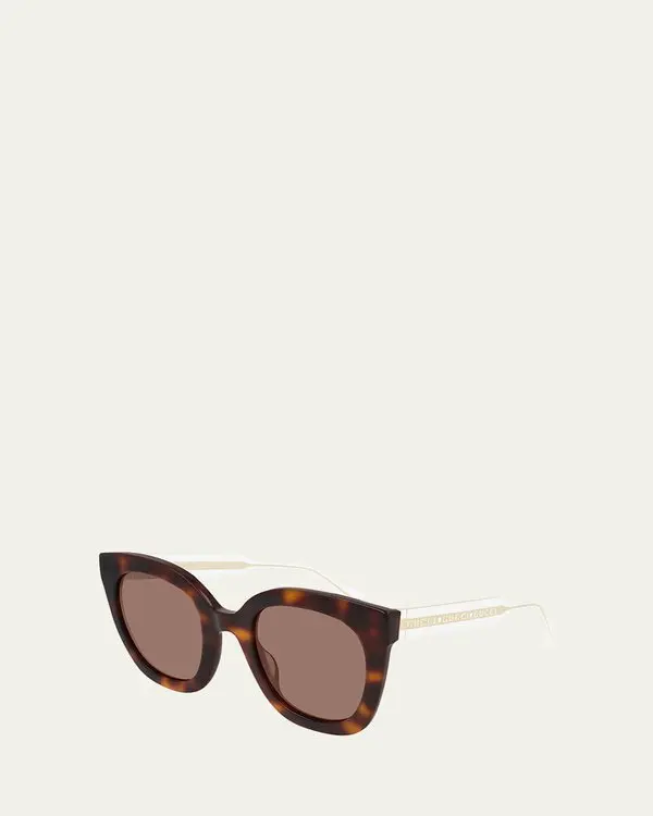 Gucci Colorblock Square Sunglasses