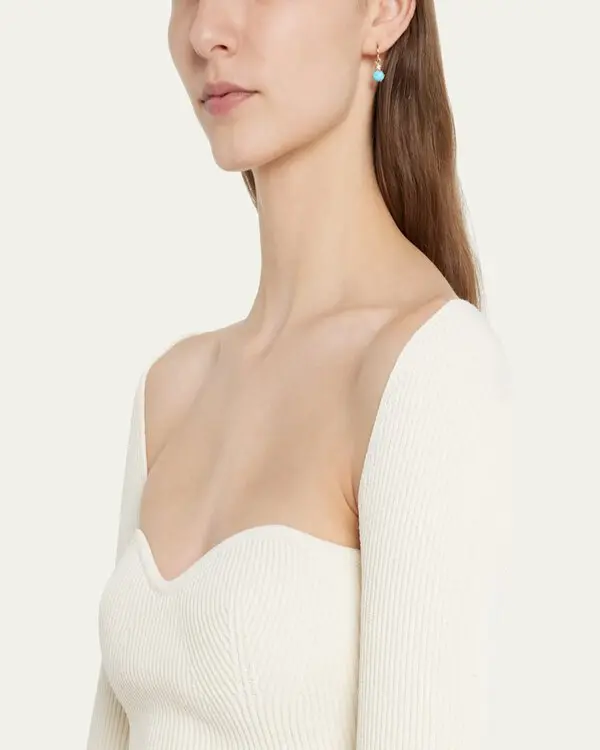 ANDREA FOHRMAN Mini Cosmo Hoop Earrings