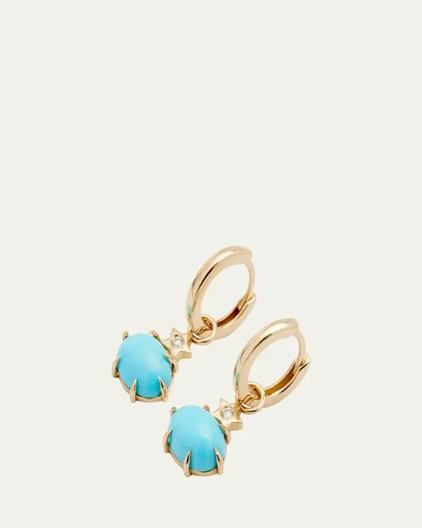 ANDREA FOHRMAN Mini Cosmo Hoop Earrings