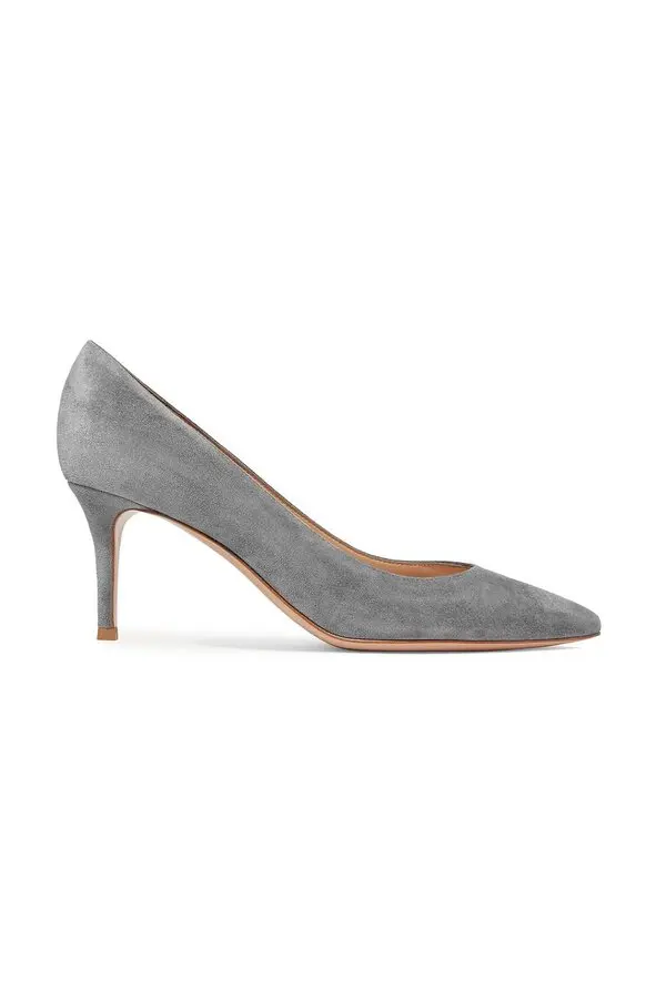 GIANVITO ROSSI 70 Suede Pumps