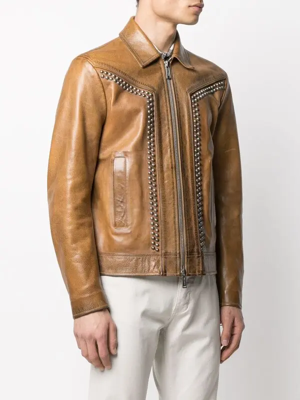 DIANTE☆DD STUDS ECO LEATHER BLOUSON 何でも揃う blouson leather