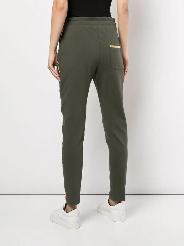 MADISON MAISON Side-stripe Track Pants - Green