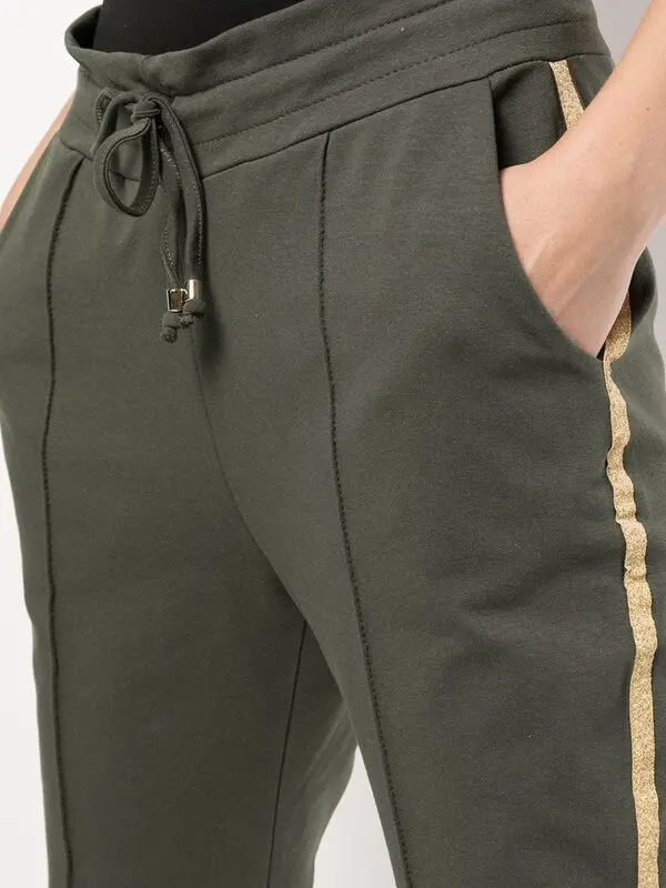 MADISON MAISON Side-stripe Track Pants - Green