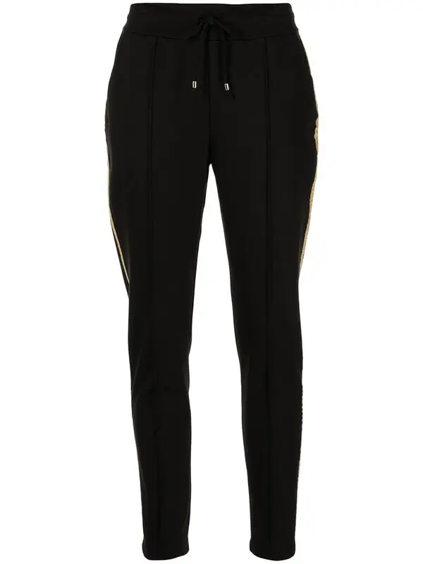 MADISON MAISON Side-stripe Track Pants - Black