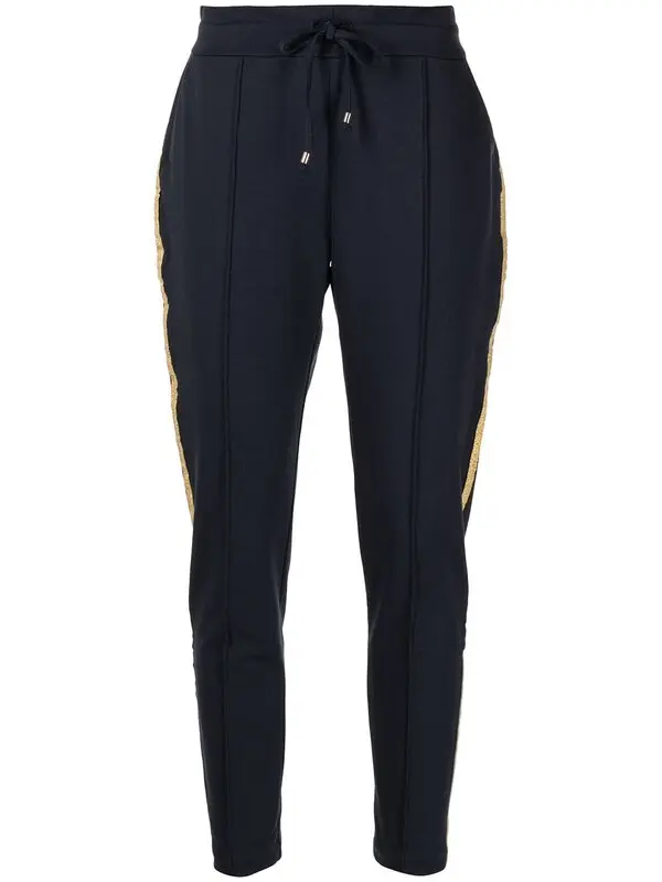 MADISON MAISON Side-stripe Track Pants - Blue