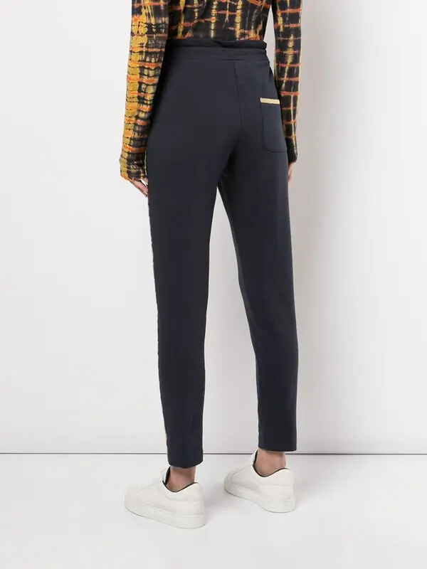 MADISON MAISON Side-stripe Track Pants - Blue