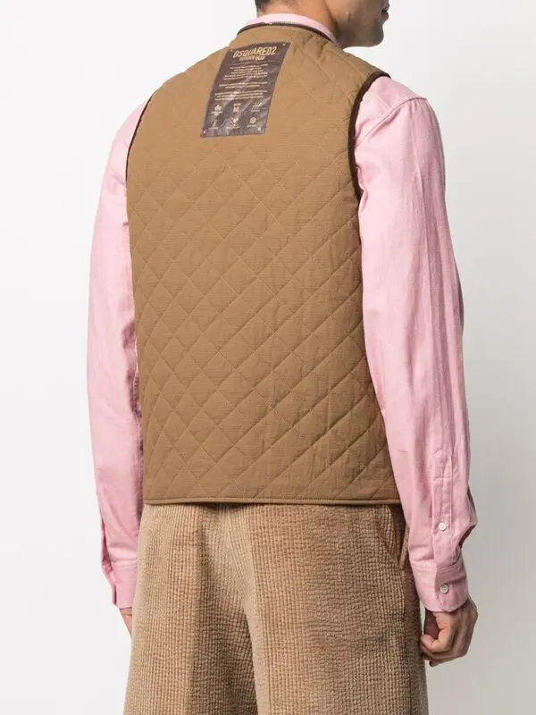 Dsquared2 Sleeveless Quilted Vest