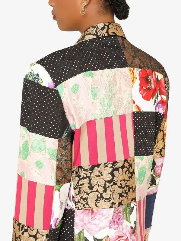 Dolce & Gabbana Patchwork Mix-print Blazer
