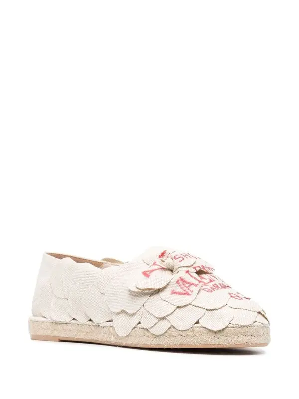 Valentino Garavani Atelier 03 Rose Edition Espadrilles - Neutrals