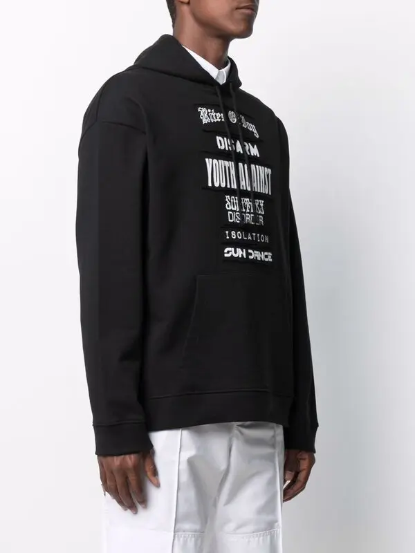 Raf Simons Patch-detail Cotton Hoodie