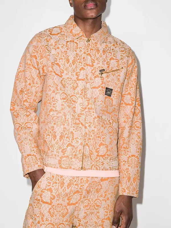 Aries X Lee 191 Deni Jacket In Orange - 36% Off | Editorialist