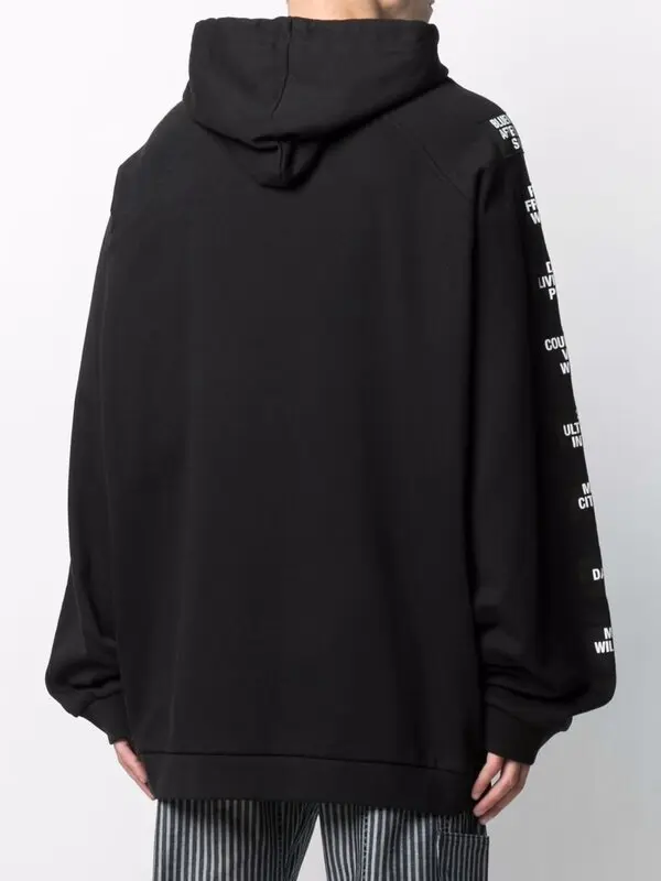 Raf Simons Oversized Patch-embellished Hoodie