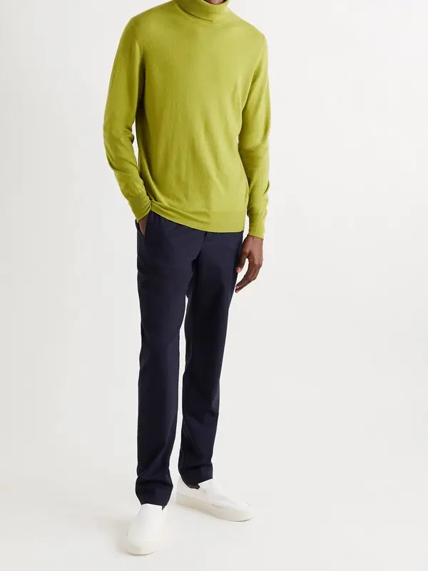 Loro Piana Leisure City Stretch Virgin Wool Trousers