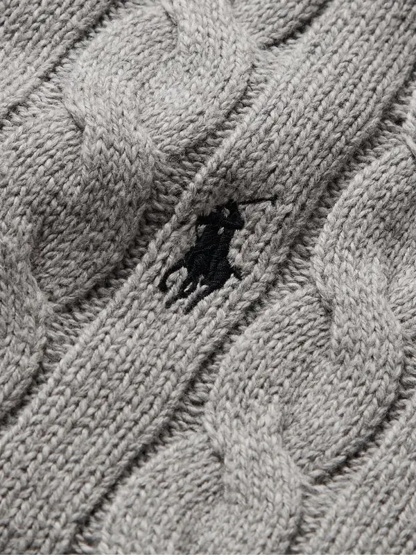 Polo Ralph Lauren Cable-knit Cotton Sweater - Gray