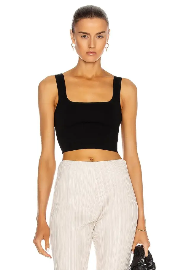 Matteau Nineties Knit Tank Top - Black