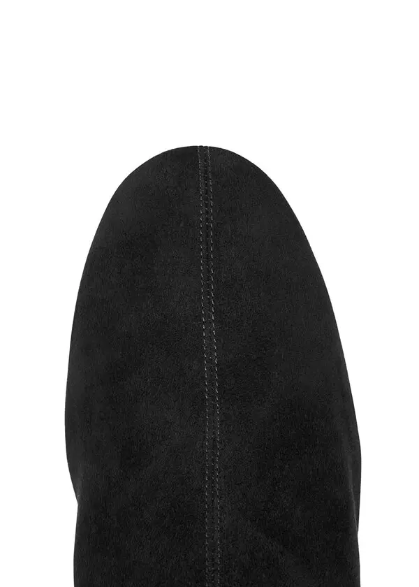 AQUAZZURA Saint Honore' 50 Suede Ankle Boots